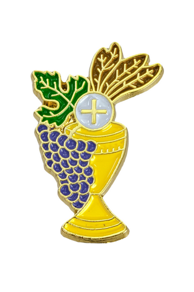 First Communion Epoxy Lapel Pin – The Franciscan Store