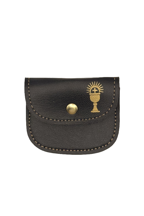 First Communion Black Rosary Case – The Franciscan Store