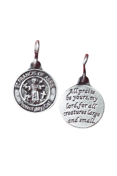 St. Francis Cat Pet Medal – The Franciscan Store
