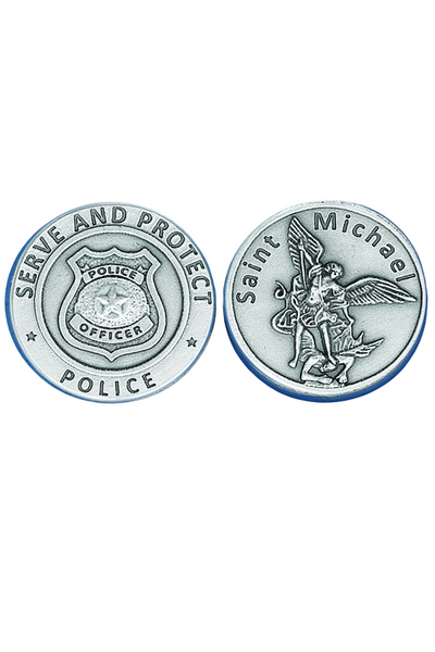 St. Michael Pocket Token - Police – The Franciscan Store