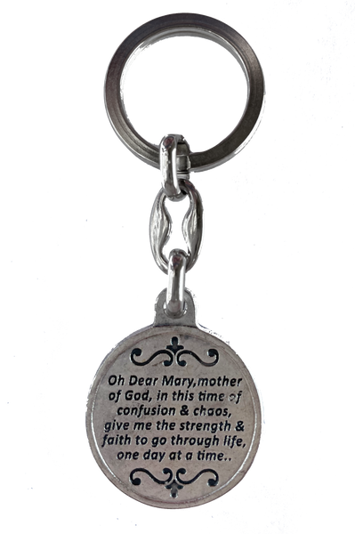 Our Lady of Grace Enamel Key Ring (Made in Italy) – The Franciscan Store